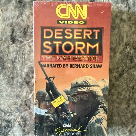 Media | Desert Storm The War Begins Vhs 1991 Sealed | Poshmark